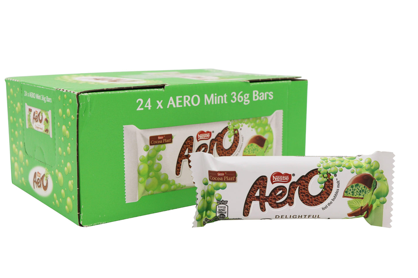 Nestle Aero Mint Chocolate Bar, 36g (UK/Canada) – Candycopia