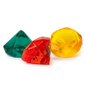 Clever Candy® 3D Gummy Gems - Colorful, Fruit Flavored, and Delicious!