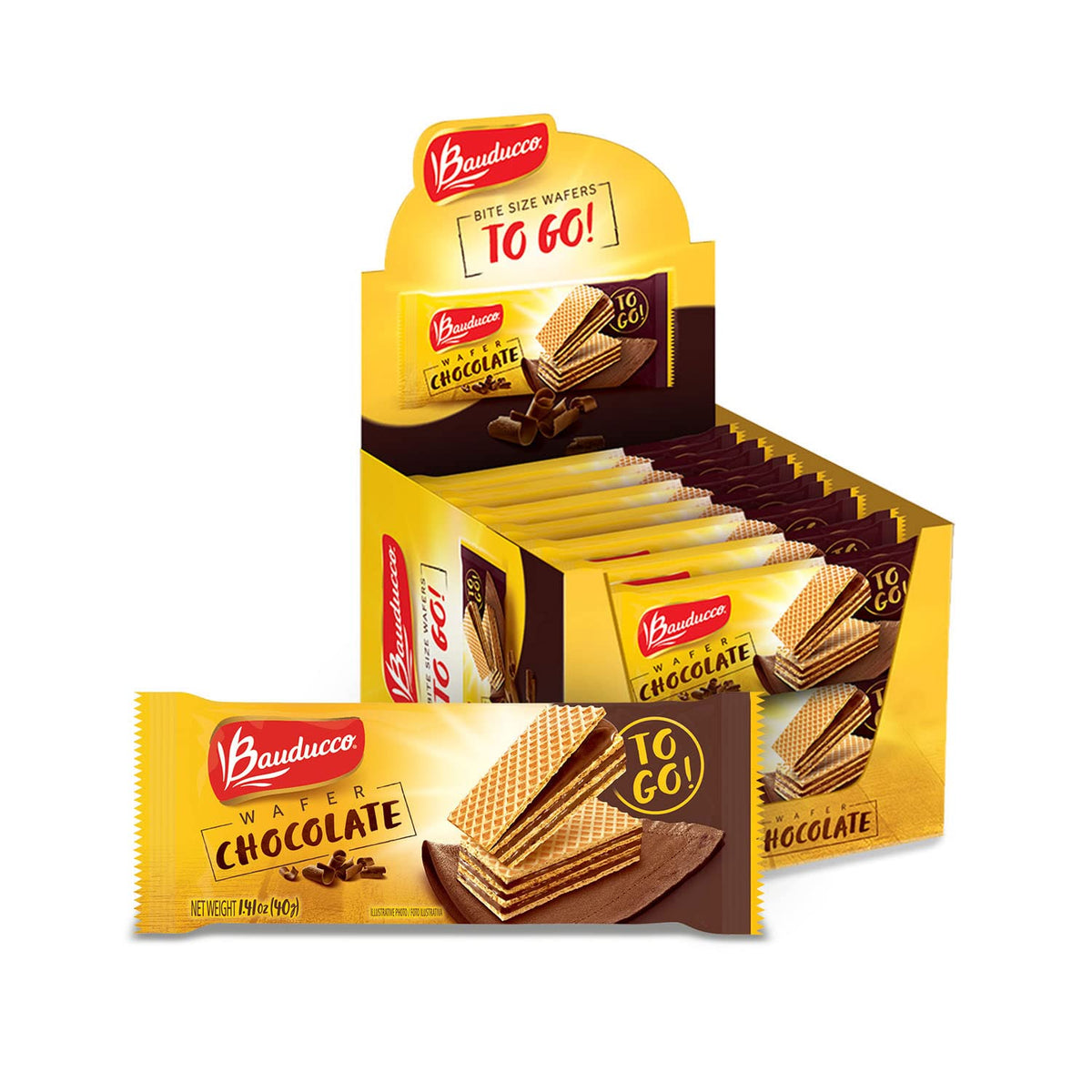 Irresistibly Crisp Bauducco Chocolate Wafers - Made in Brazil