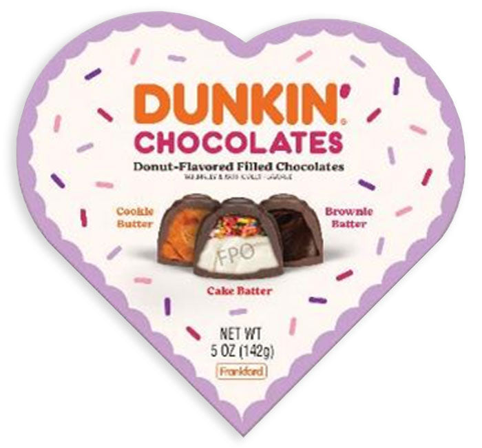 Dunkin Donuts Chocolate Heart Box