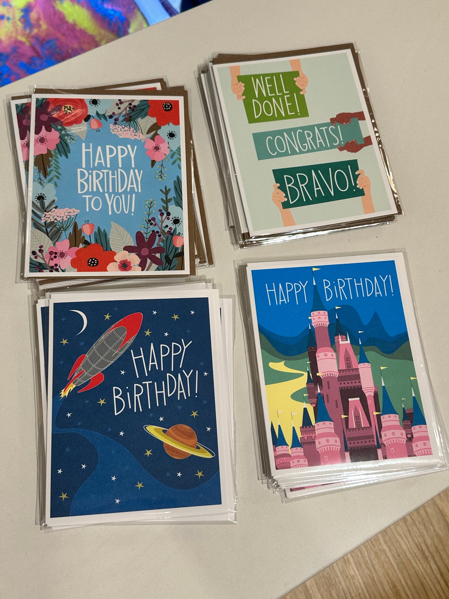 Cards - Happy Birthday / Congrats / Well Done / Bravo – Candycopia