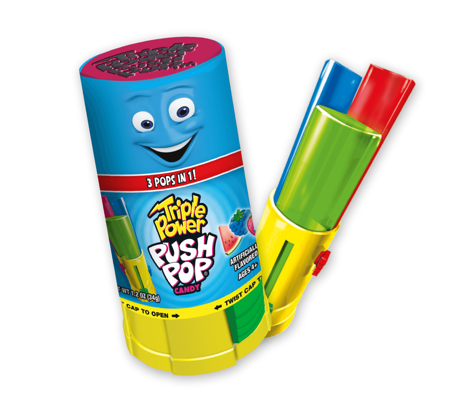 Triple Power Push Pop - 3 Pops in 1 (1.2oz)