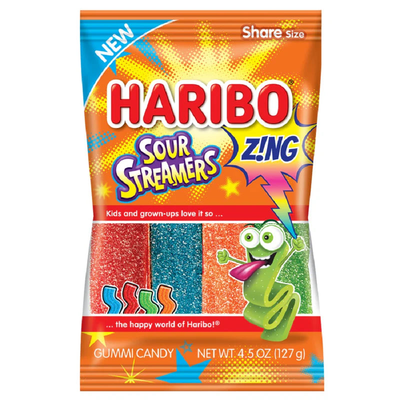 Haribo Zing Sour Streamers