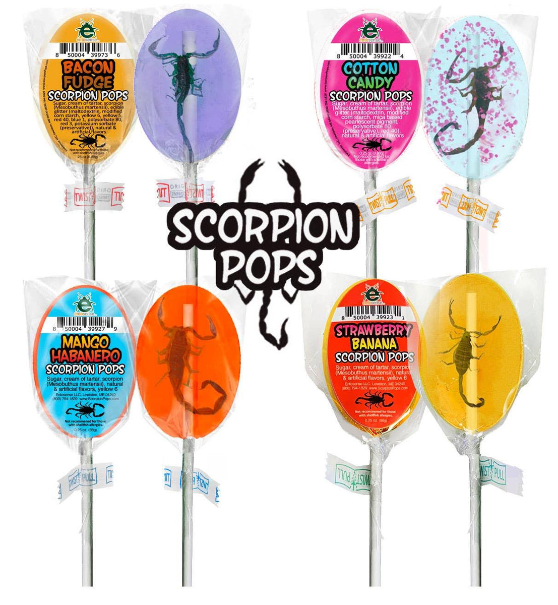 Scorpion Pops: Delicious Candy with Real Scorpions Inside!